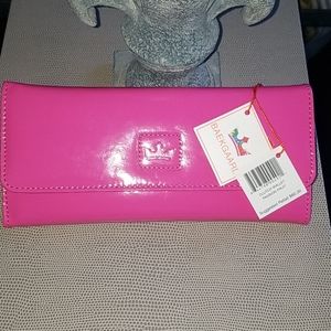 Baekgaard | Bags | Baekgaard Clutch Wallet Color Passion Fruit Nwt ...